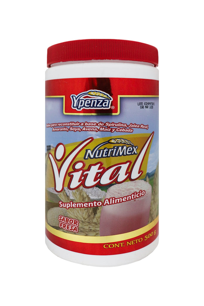 POLVO NUTRIMEX VITAL SABOR FRESA 500 GR * 1x24 Para Reconstituir a Bas ...