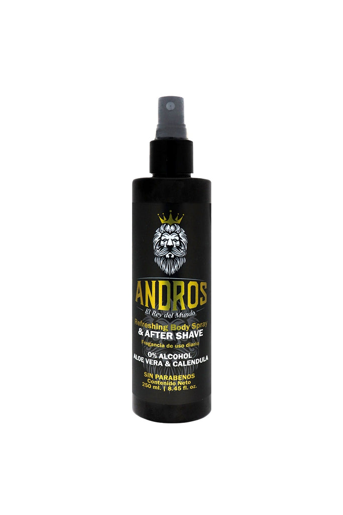 ANDROS BODY SPRAY & AFTER SHAVE Fragancia uso diario 250ml* 1x12 Sin P ...