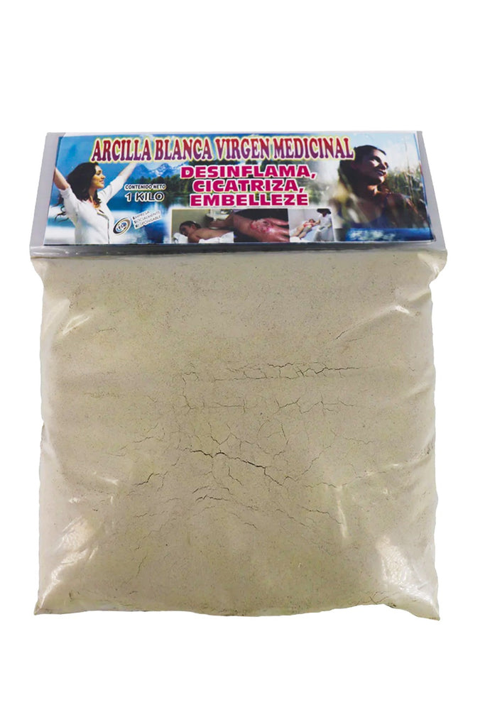 ARCILLA BLANCA VIRGEN MEDICINAL 1KG. | caalfrabet.com.mx