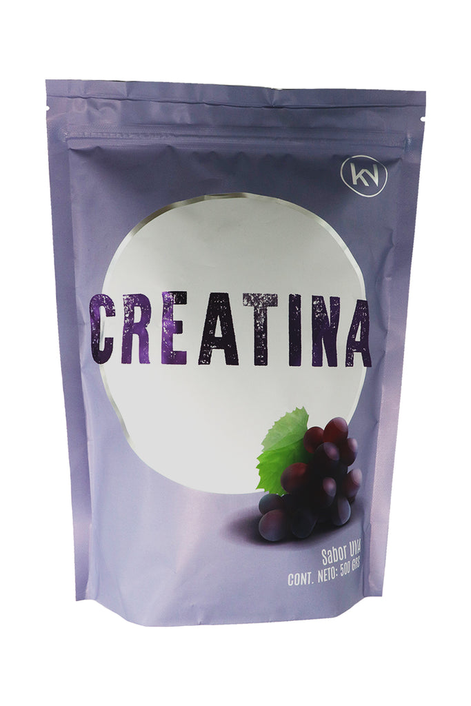 POLVO CREATINA SABOR UVA 500 GR* ( BOLSA ) | caalfrabet.com.mx