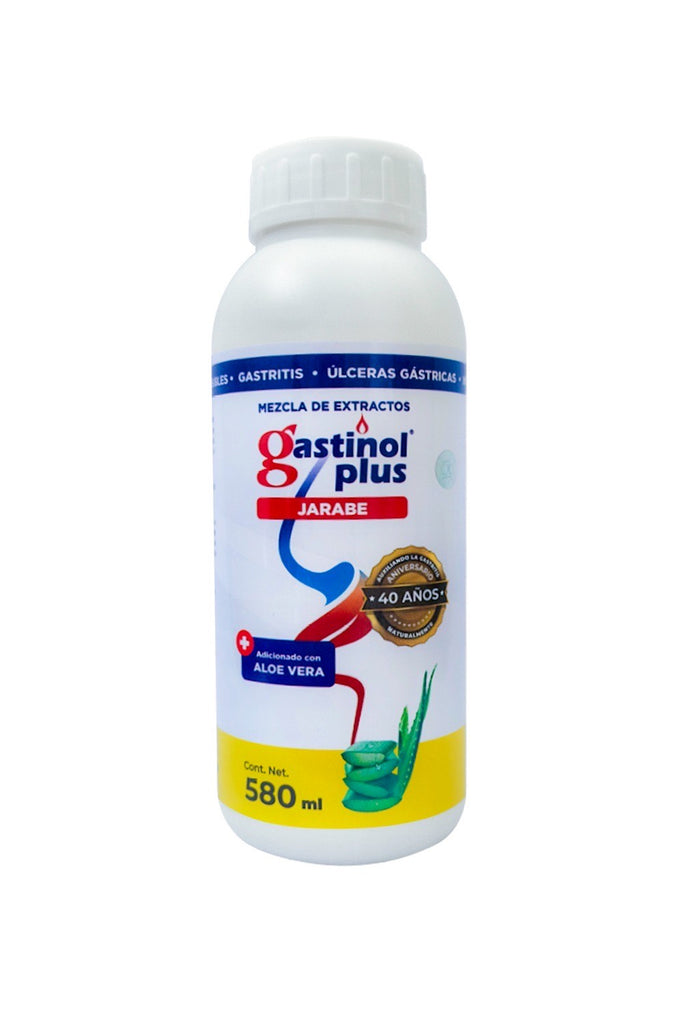 JARABE GASTINOL PLUS adic. Con aloe Vera 580 ml 1x24 Estomagos hiperse ...