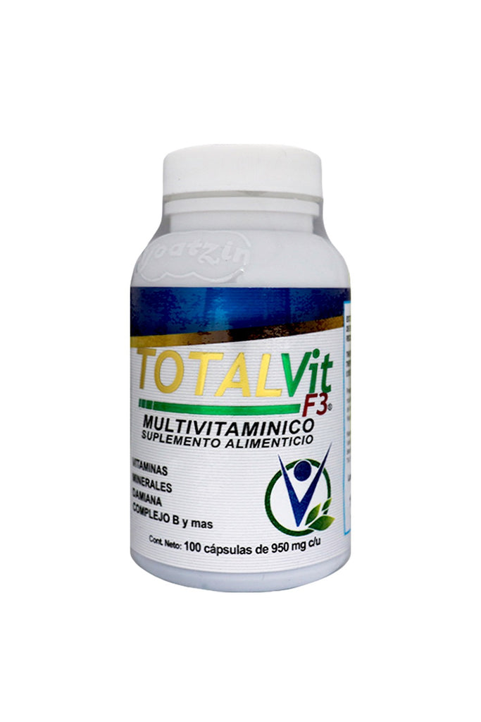 CAPS. TOTALVIT F3 MULTIVITAMINICO C/100 | caalfrabet.com.mx