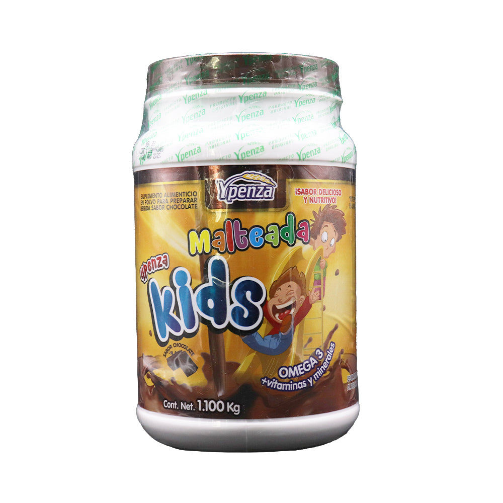 MALTEADA KIDS 1.1 KG SABOR CHOCOLATE* oma 3 + vitaminas y minerales ...