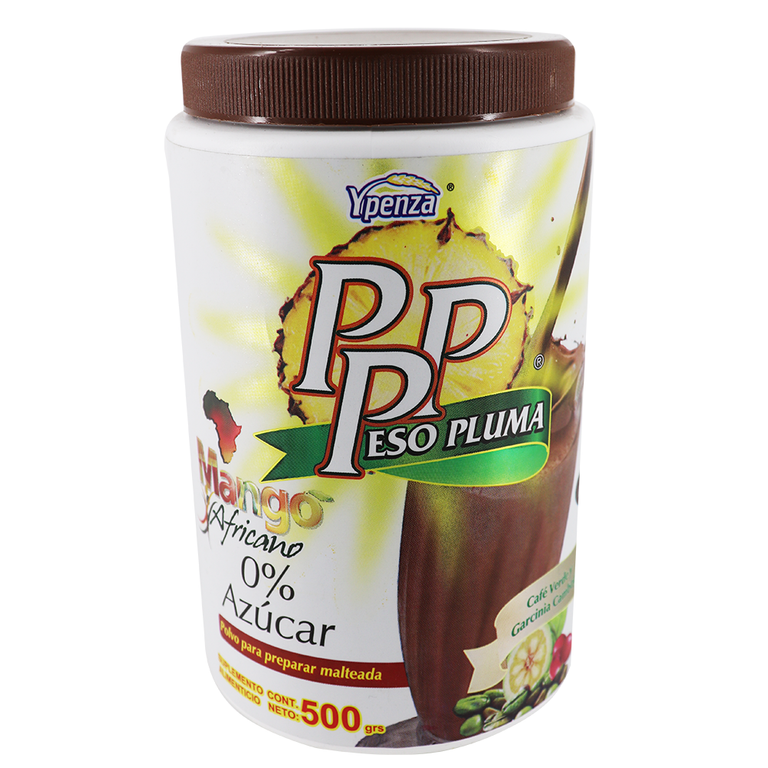 MALTEADA PP PSO PLUMA MANGO AFRICANO 0% AZUCAR SABOR CHOCOLATE 500 GR ...