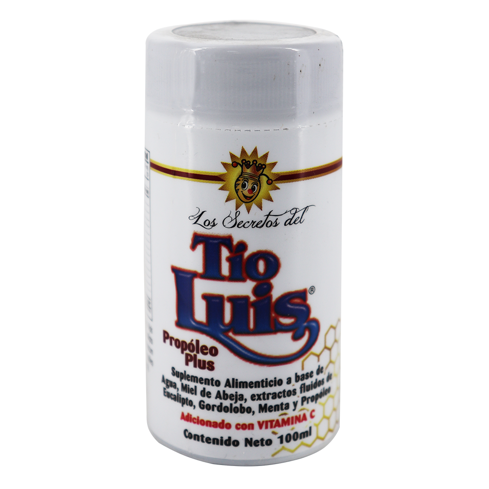 PROPOLEO PLUS CONCENTRADO TIO LUIS 100ML | caalfrabet.com.mx