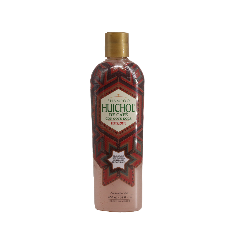 SHAMPOO DE CAFE DEL INDIO HUICHOL 400ml* Revitalizante.1X12 ...